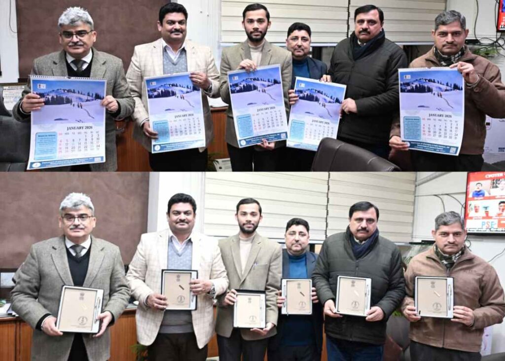 Chief Secretary releases DIPR Calendar-2026 and Official Diary ...